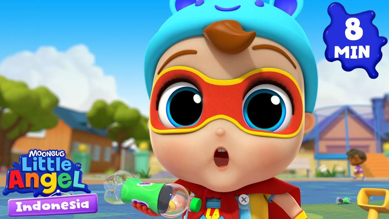 Pahlawan Super Baby John Membuang Sampah! | Little Angel Indonesia ...