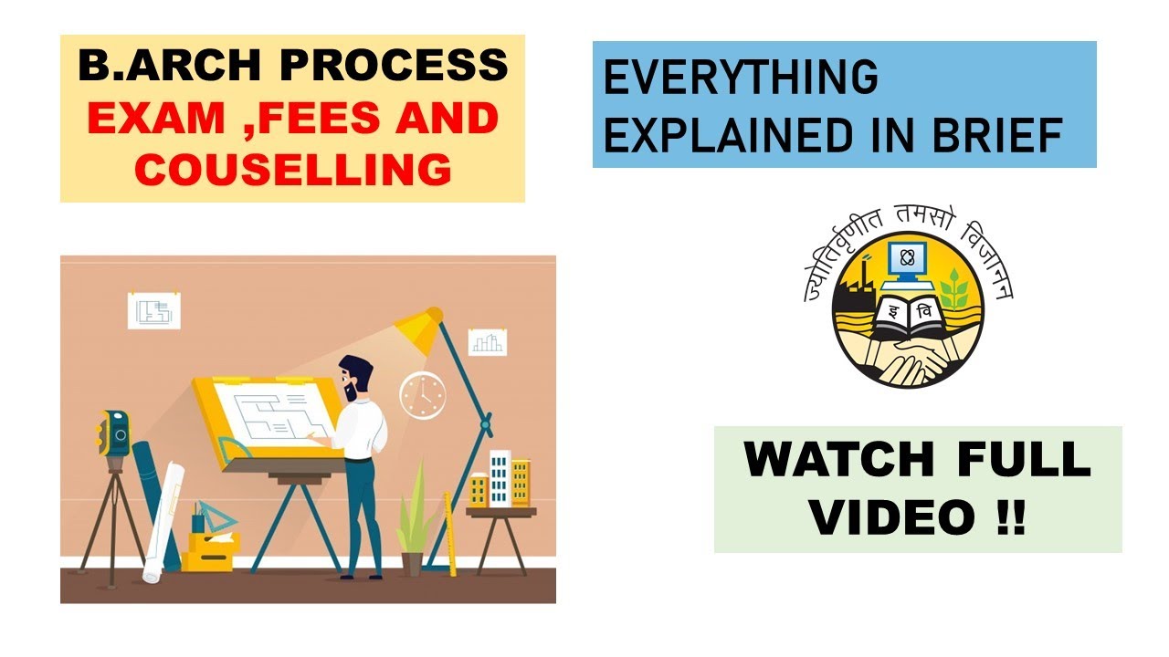B Arch Exam Fees And Counselling Process YouTube b-arch-exam-fees-and-counselling-process-youtube