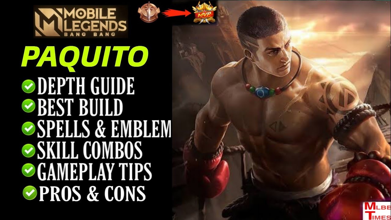 Paquito Best Guide mobile legends | Paquito best build | paquito Tips ...