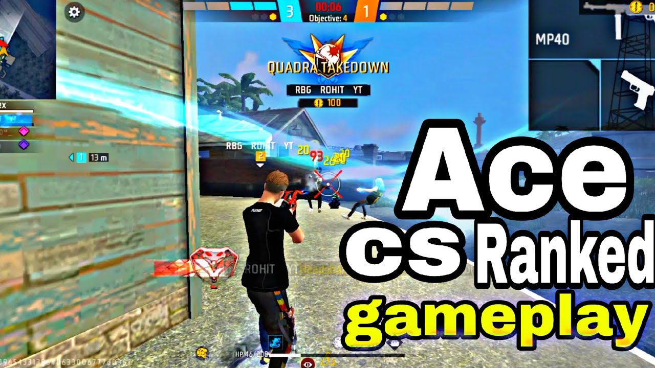 Cs ranked gameplay free fire Ace #freefire - YouTube