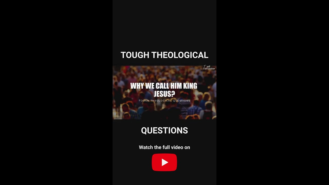 Why do we call Him King Jesus? - YouTube