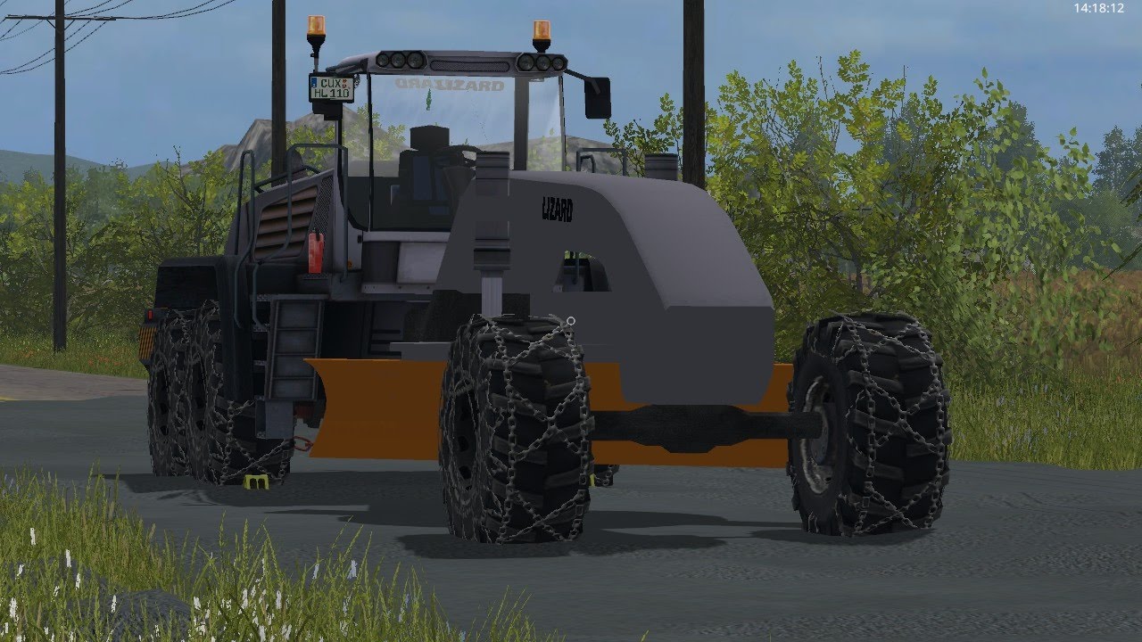 Farming simulator 17 building a road out of asphalt - YouTube