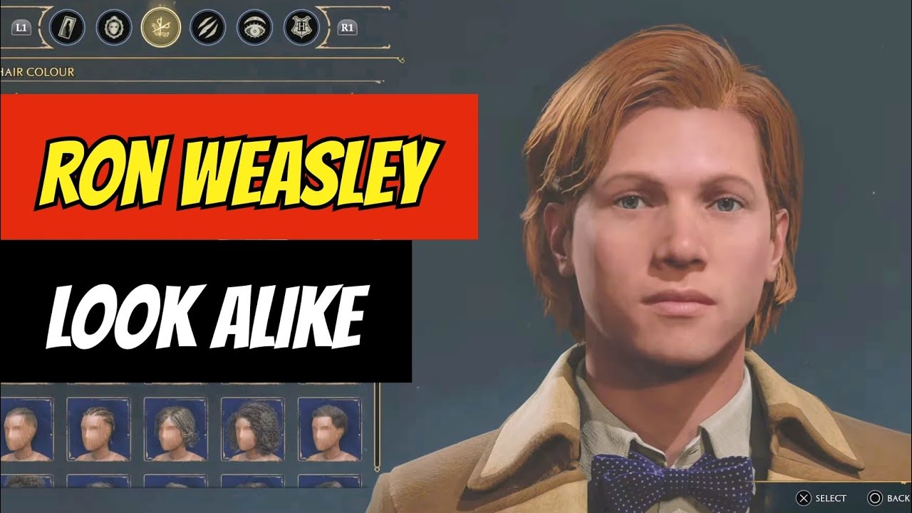 RON WEASLEY LOOK ALIKE | CHARACTER CREATION | HOGWARTS LEGACY - YouTube