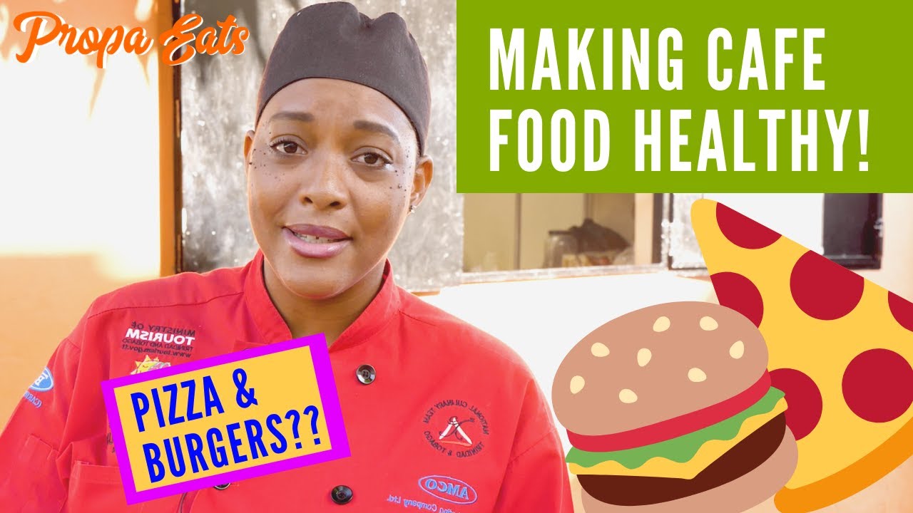 Making CAFETERIA food HEALTHY in T&T?! #PropaEats - YouTube