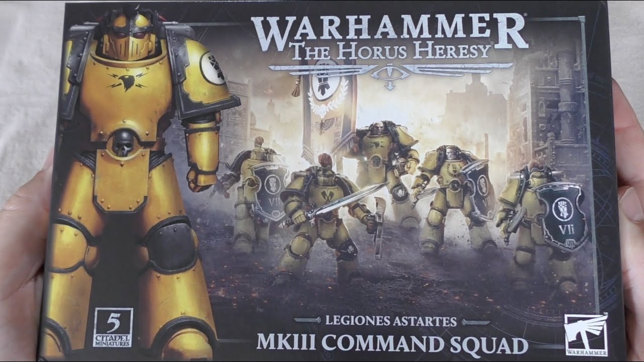 Legiones Astartes - Mk.III Command Squad - Unboxing (HH) - YouTube