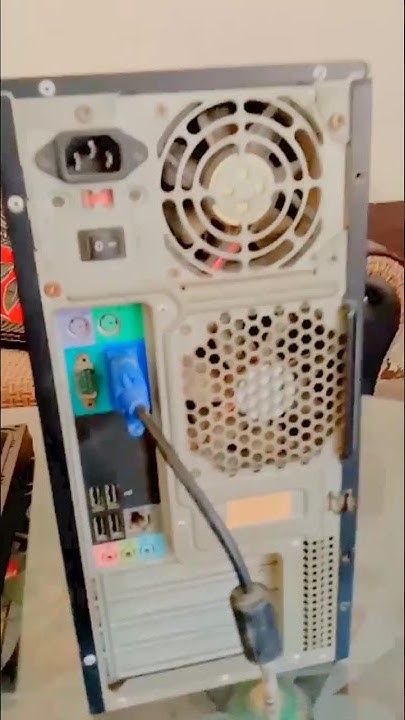 How To Connect Keyboard,Mouse,Monitor Of A Computer || Full Setup Computer Cabels - YouTube