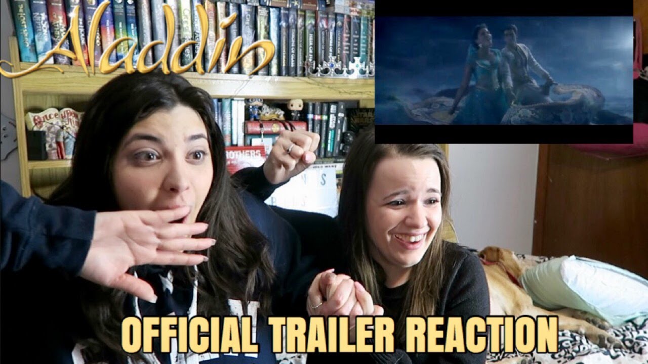 ALADDIN OFFICIAL TRAILER REACTION - YouTube