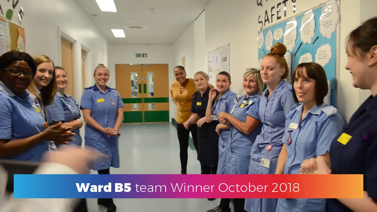 Ward B5, Healthcare Hero team winner! - YouTube