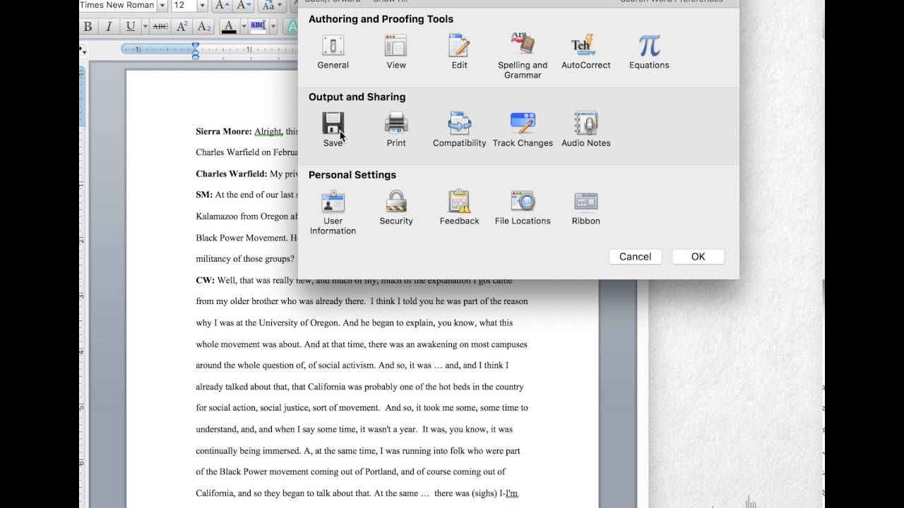 Transcript Formatting in OHMS - YouTube