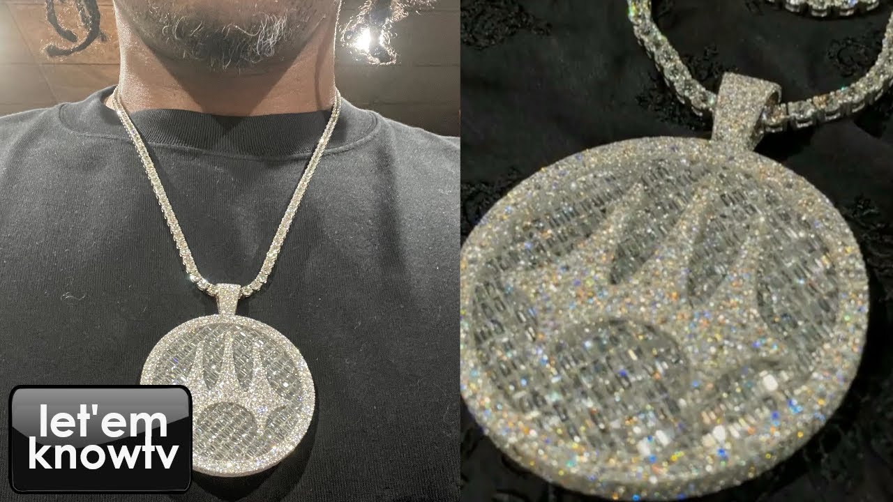 Pusha T Got This Crazy Diamond Piece From Saint Jewels To Represent His ...