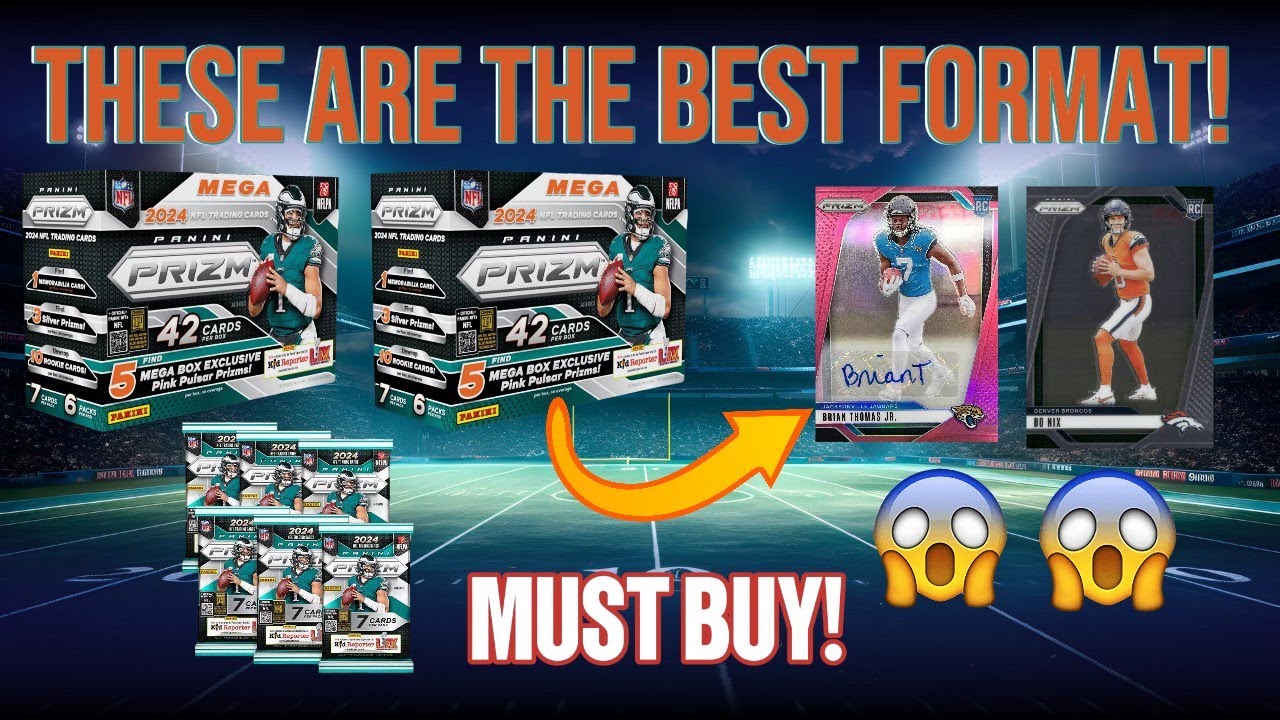 PANINI PRIZM FOOTBALL MEGA BOXES ARE ON FIRE!!🔥🤯 BEST PRIZM FORMAT ...