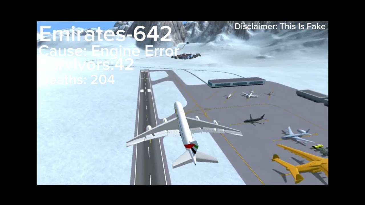 Emirates-642 | Tubtoprop Flight Simulator | Fake! - YouTube
