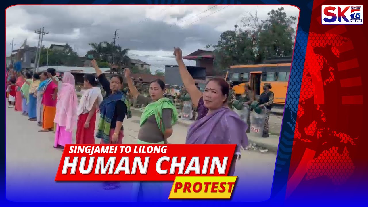 HUMAN CHAIN PROTEST [LIVE][27/05/25] - YouTube