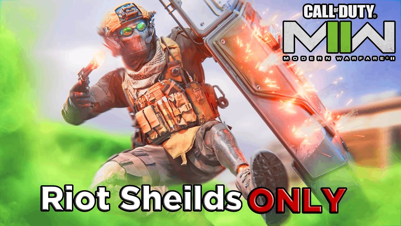 We Used Riot Shields Only in MW2 (Funny Moments) - YouTube