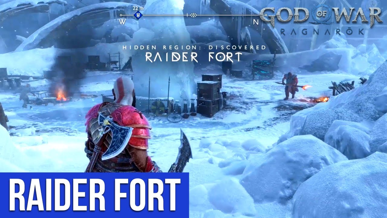 GOD OF WAR RAGNAROK Gameplay - Raider Fort | Raider Fort Boss | Oluf ...