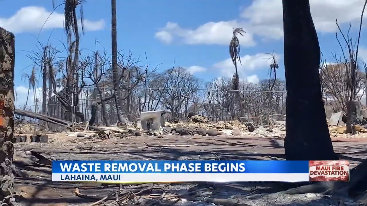 New phase of recovery in Lahaina fires to focus on debris removal and ...