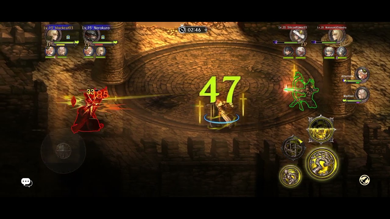 Astra knights of Veda pvp game play - YouTube