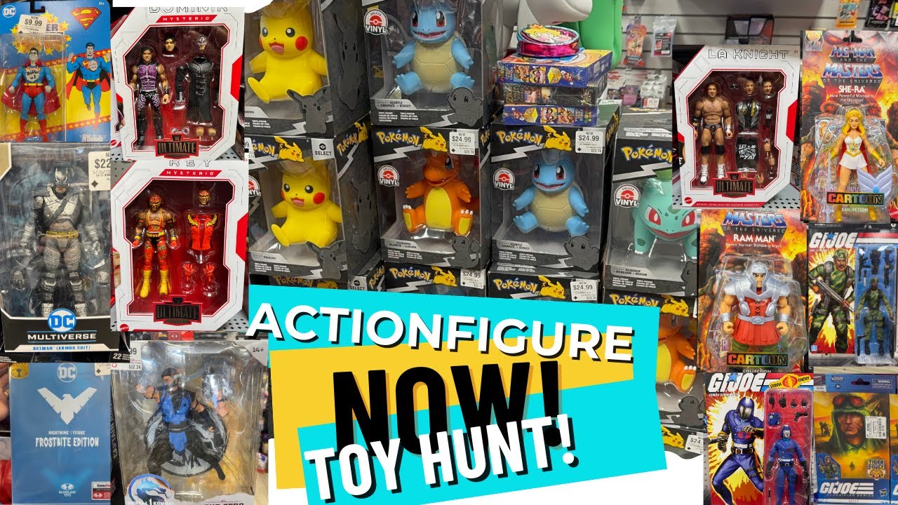 TOY HUNT | TONS OF NEW FINDS!! WALMART, TARGET, ROSS, & GAMESTOP - YouTube