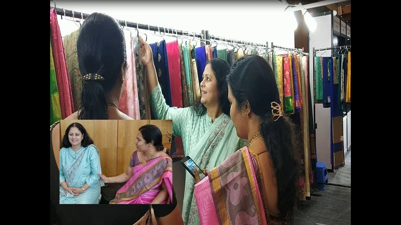 Sarees Exhibition with jayasudha at Star Hotel - YouTube