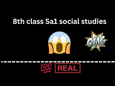 social 8th class sa1 - YouTube