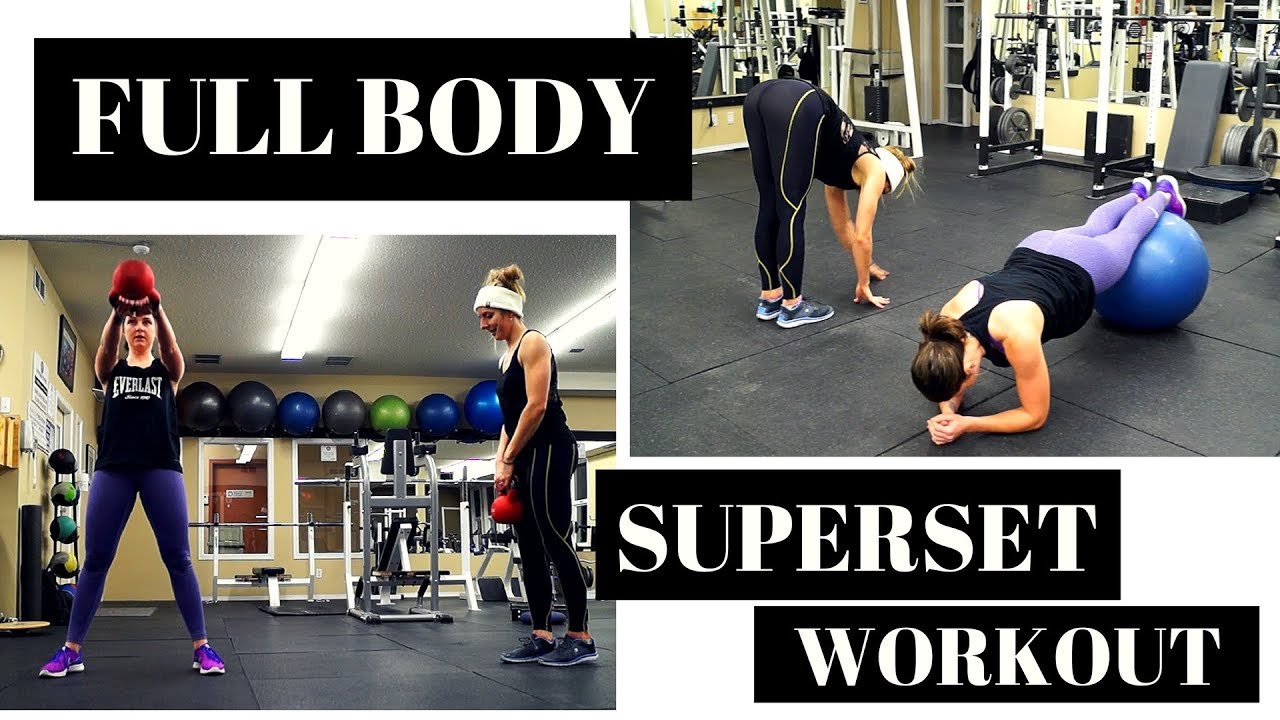 Full body superset training | Workout with a friend! - YouTube