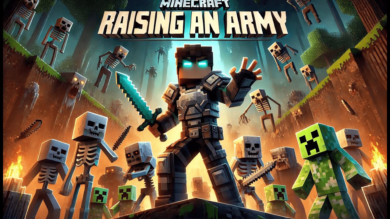 Raising an Army: Mobs Fight for Me in Minecraft! - YouTube