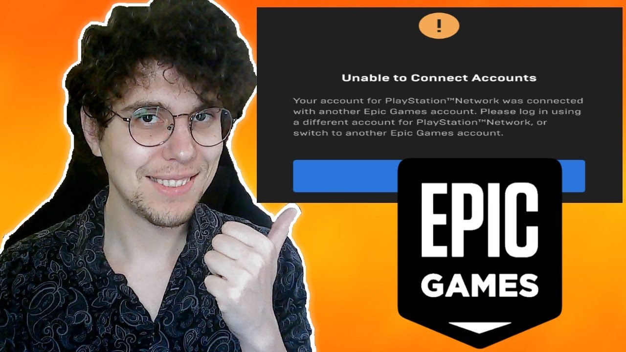 How To Fix Unable To Connect Accounts On Epic Games - YouTube