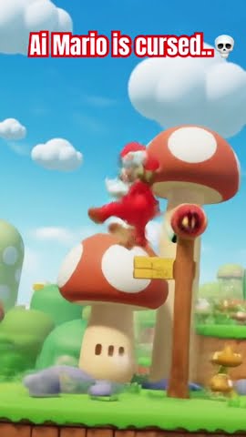 Ai Mario cursed #DreamScreenAI #filters #trending #superman - YouTube