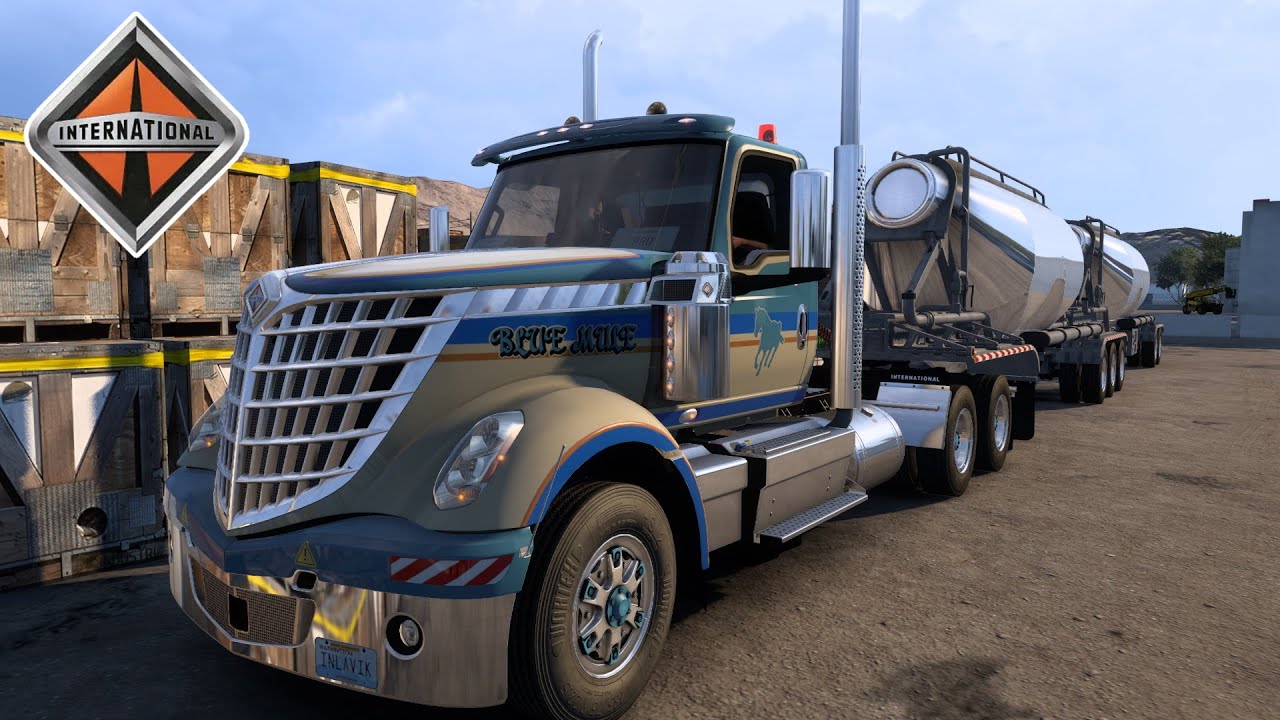 Truck / Грузовик: International LoneStar "Blue Mule" #инлавикпро#ATS# ...