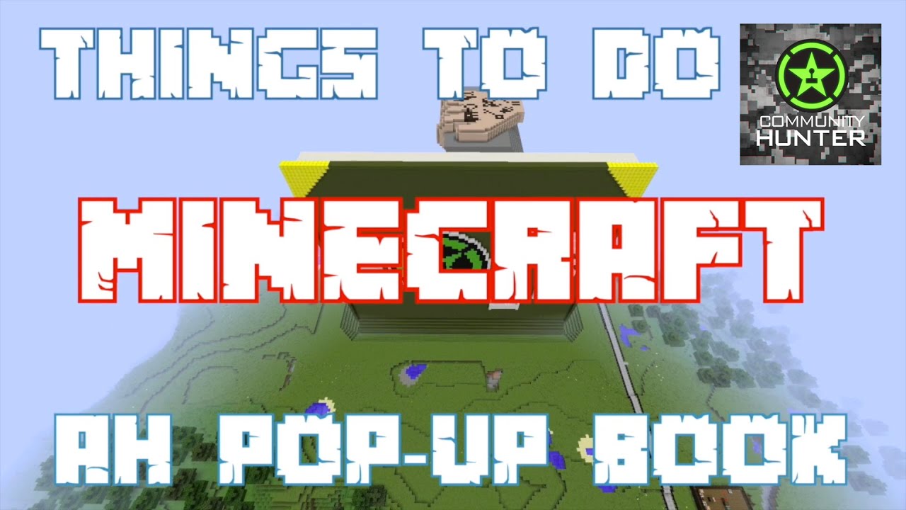 AH Pop-up Book - Minecraft - Things to do in - YouTube