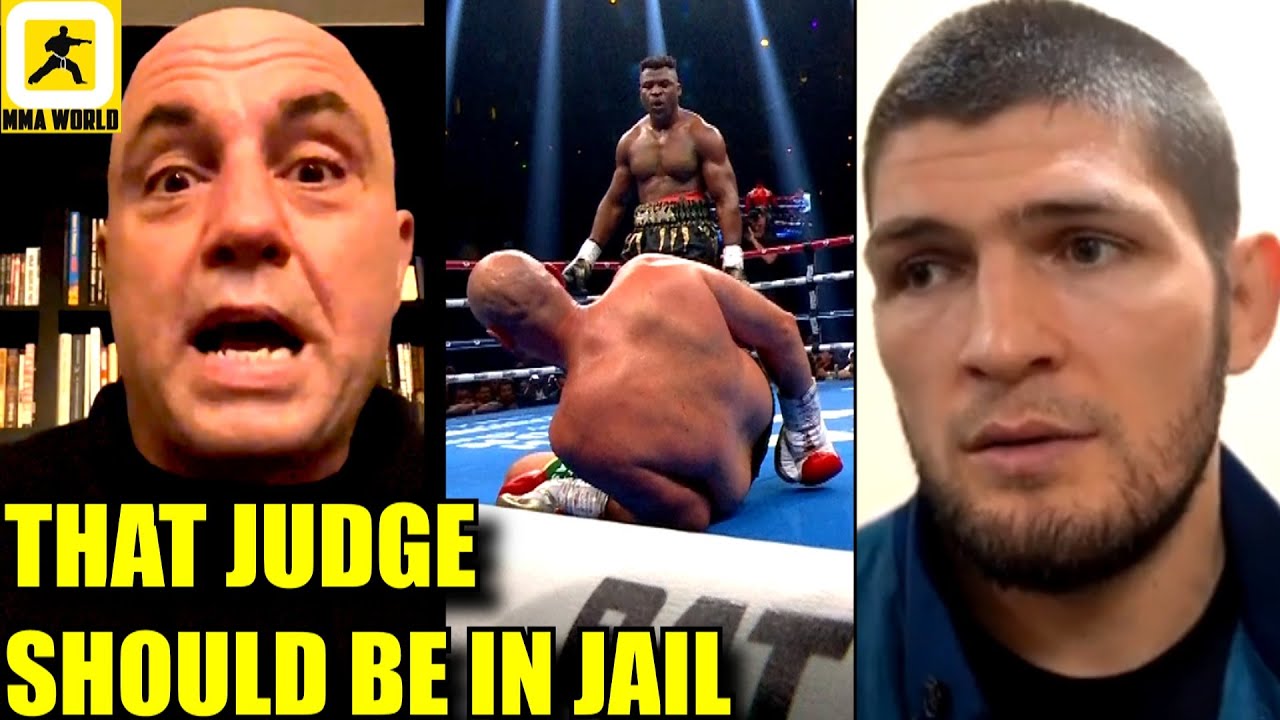 Joe Rogan pissed off at judge who gave the fight to Tyson Fury vs ...
