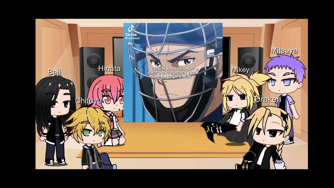 Tokyo Revengers react to Takemichi as Sawamura Eijun| Miyuki×Eijun ||VN ...