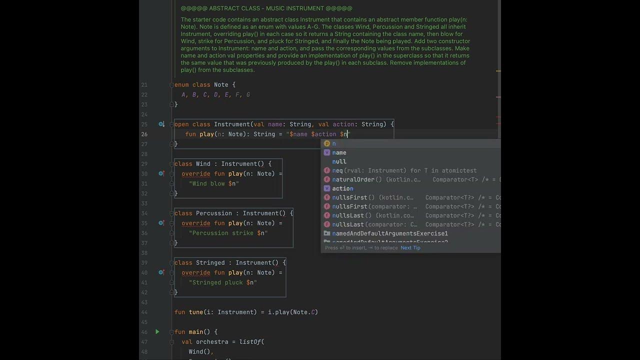 Kotlin - abstract class vs subclass which one to use ? - YouTube