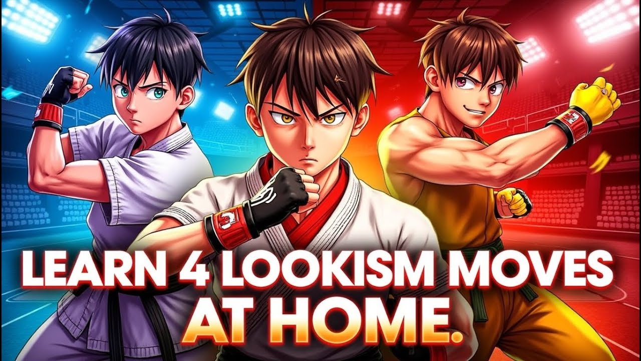 How to Learn 4 LOOKISM Fighting Moves in Real Life | Daniel Park, Gun ...
