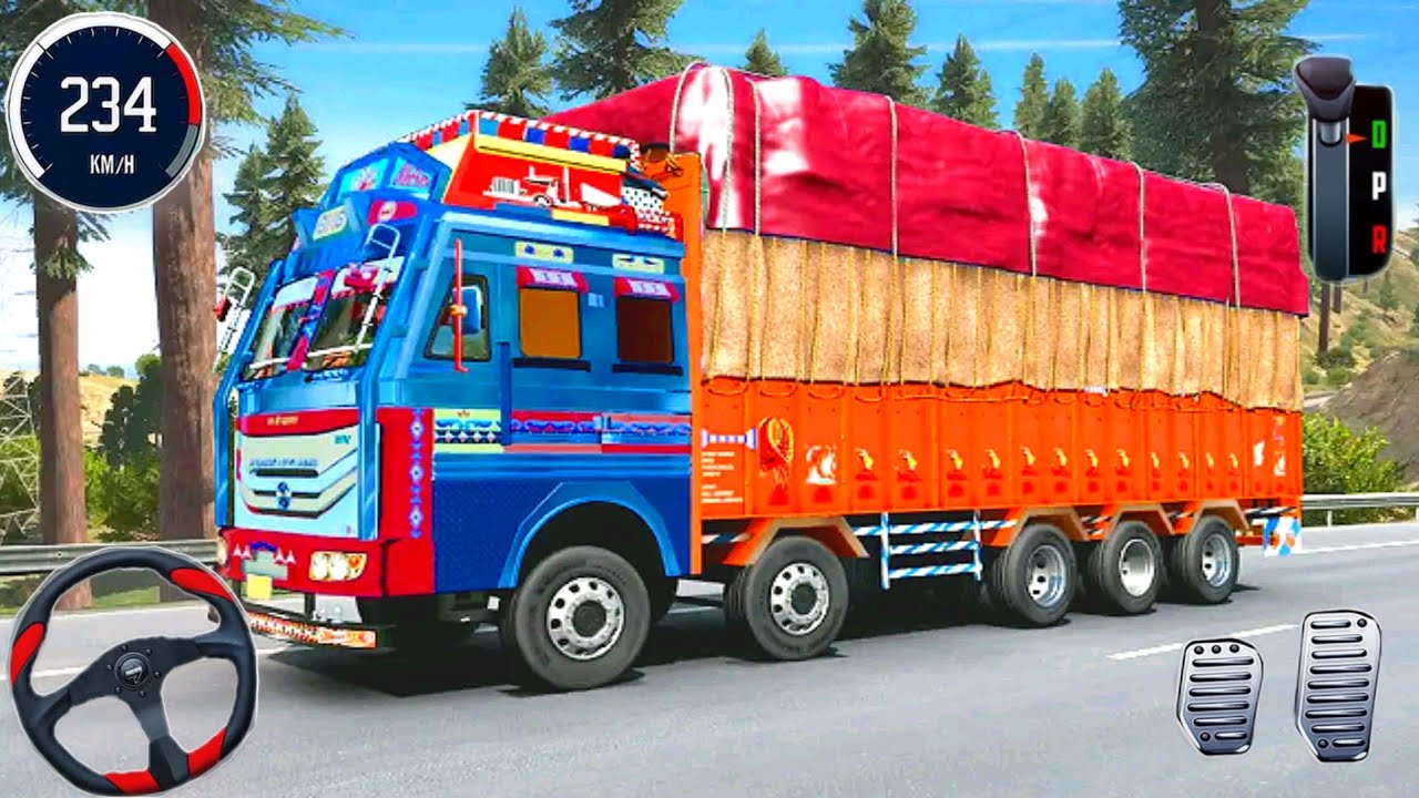 Indian Cargo Truck Game 3D SIM - Offroad Truck Driving Game Simulator ...