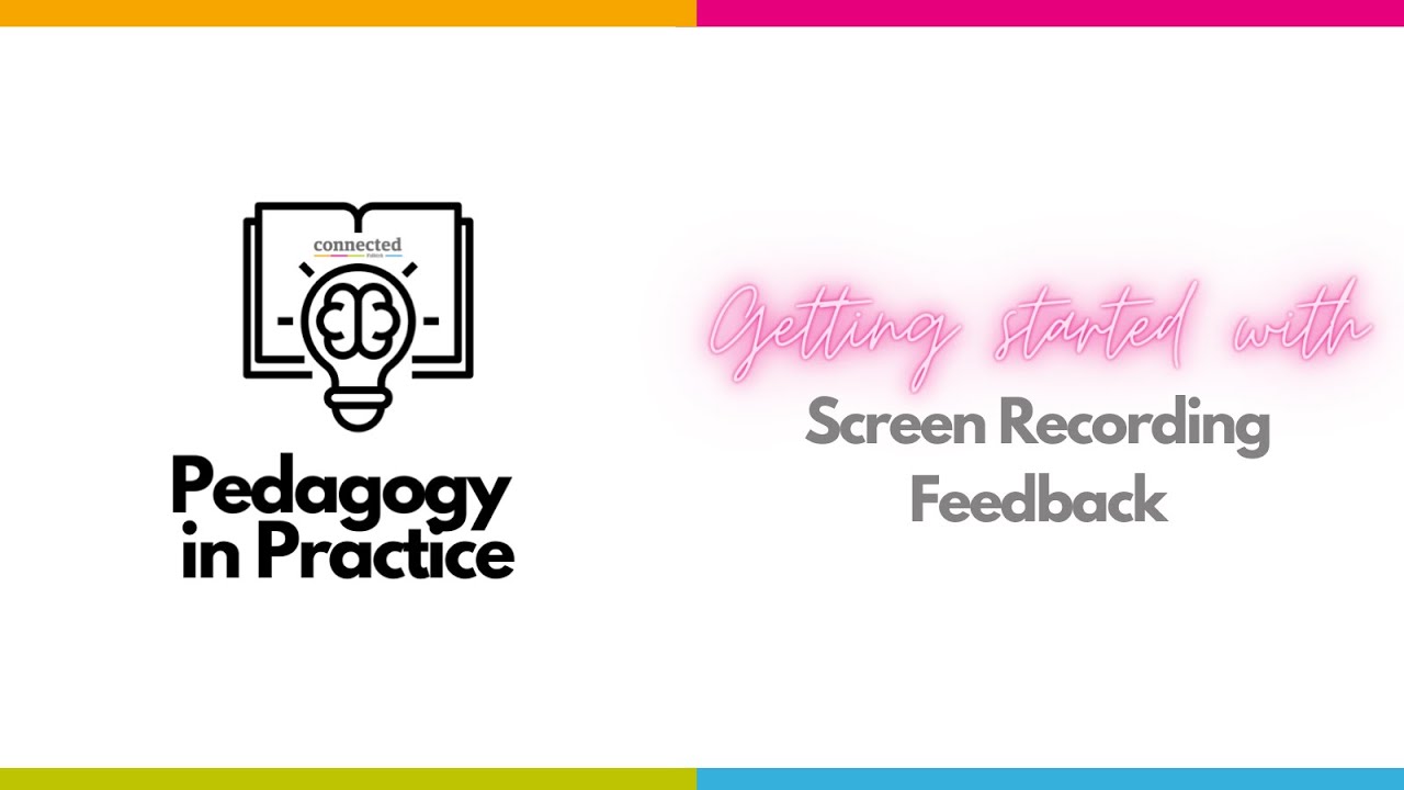 Getting Started With...Screen Recording Feedback - YouTube