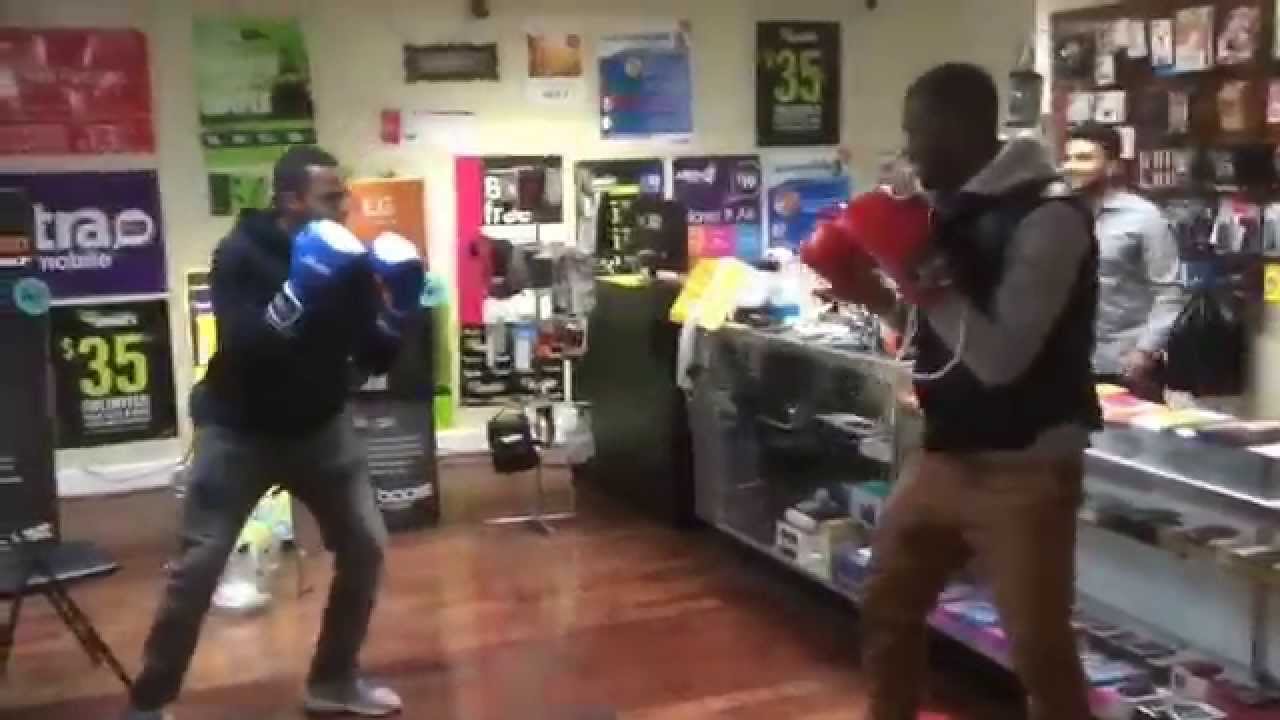 STREET BOXING MATCH! UPPER DARBY ADAM vs MARVIN - YouTube