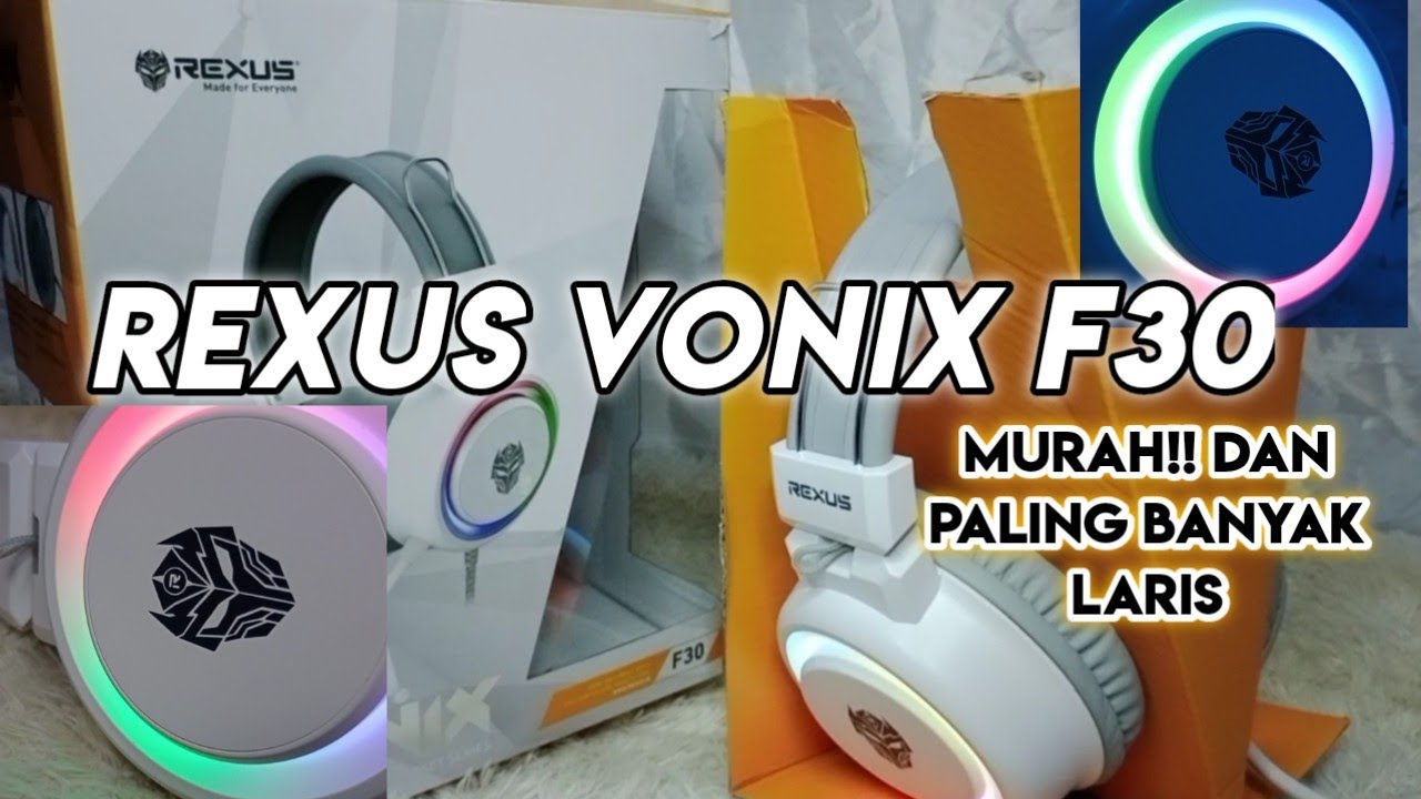 Review Headset Rexus Vonix F30,... Headset Gaming Murah!!!! - YouTube