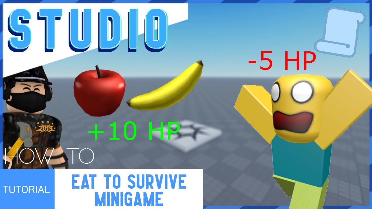 How to make an EAT TO SURVIVE MINIGAME | ROBLOX STUDIO - YouTube