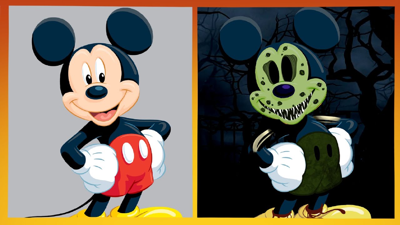 Mickey MOUSE Transformation HORROR | CREEPY Cartoon - YouTube