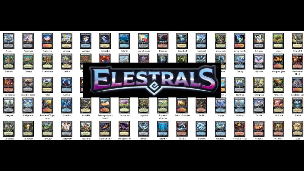 ELESTRALS! ALL OF THEM...so far 75+ cards - YouTube