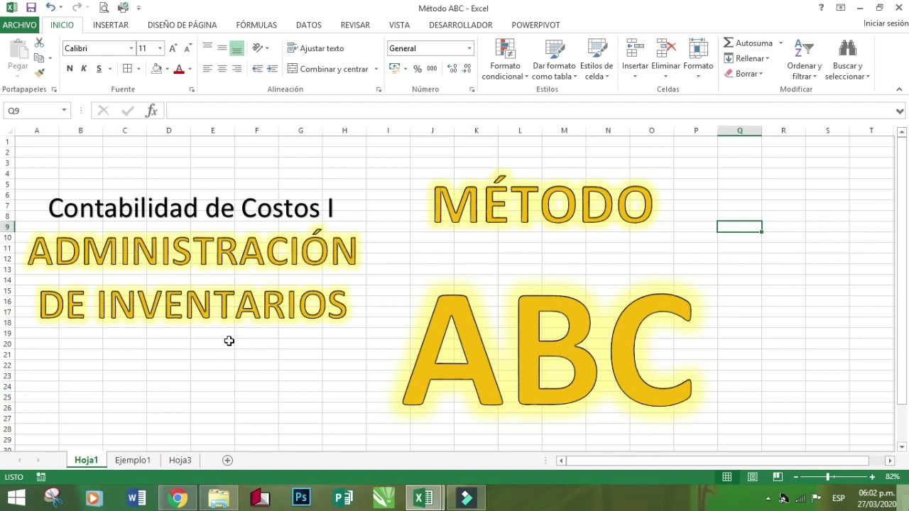 Método ABC -- Contabilidad de Costos, Administración de Inventarios ...