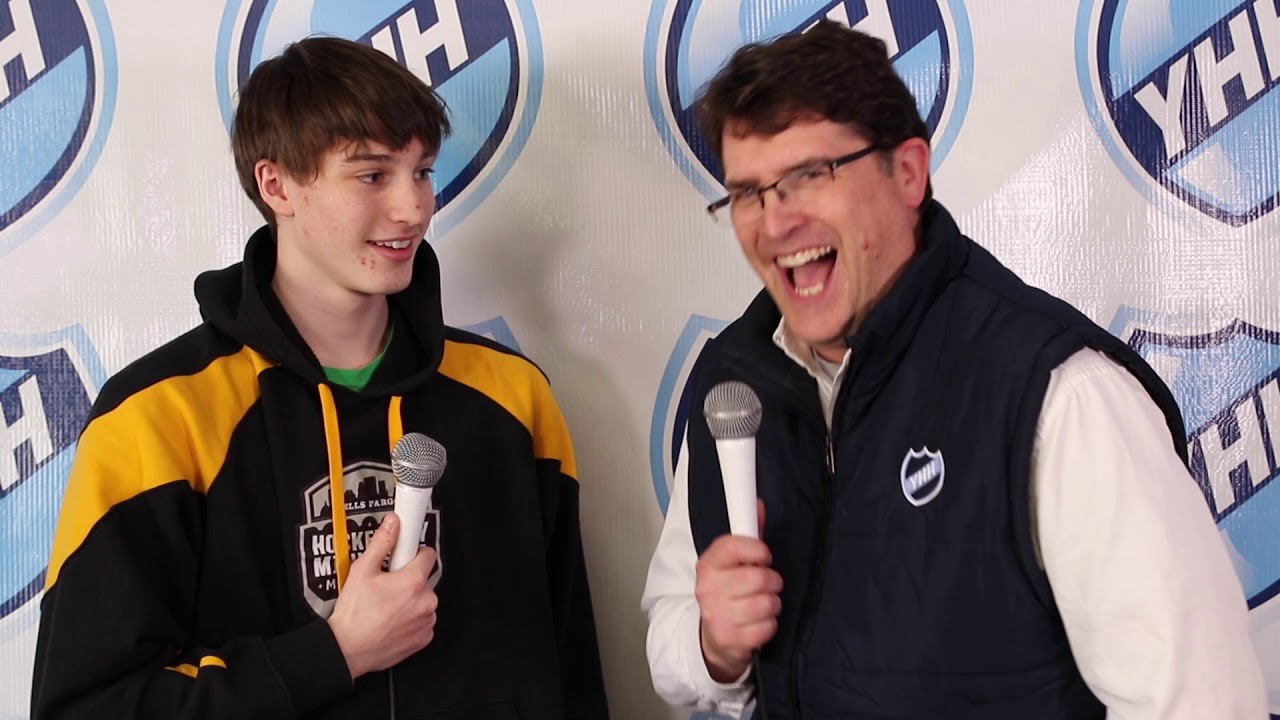 Carson Reed Warroad 2020 State Tourney Preview - YouTube