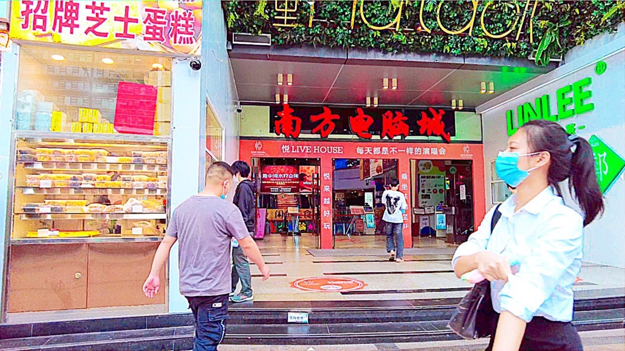【4K】广州漫步，今日百脑汇，天河电脑城随拍。Walking in Guangzhou, Tianhe Computer City - YouTube