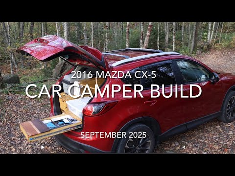 Car Camper Build, Mazda CX-5
