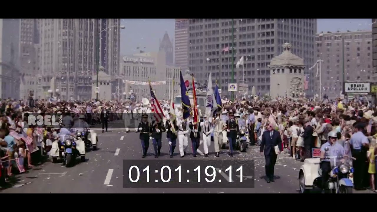 Apollo 11 Chicago Parade - YouTube