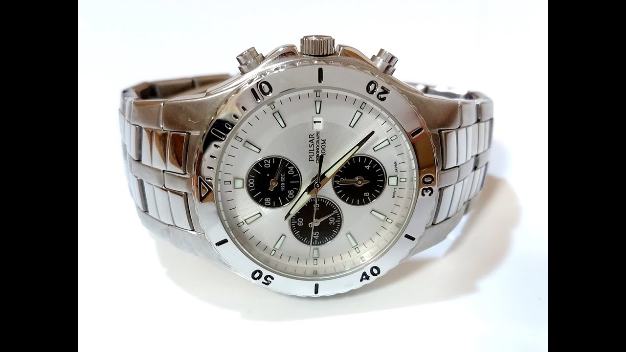 PULSAR by SEIKO YM92-X135 Chronograph Wrist Watch - YouTube