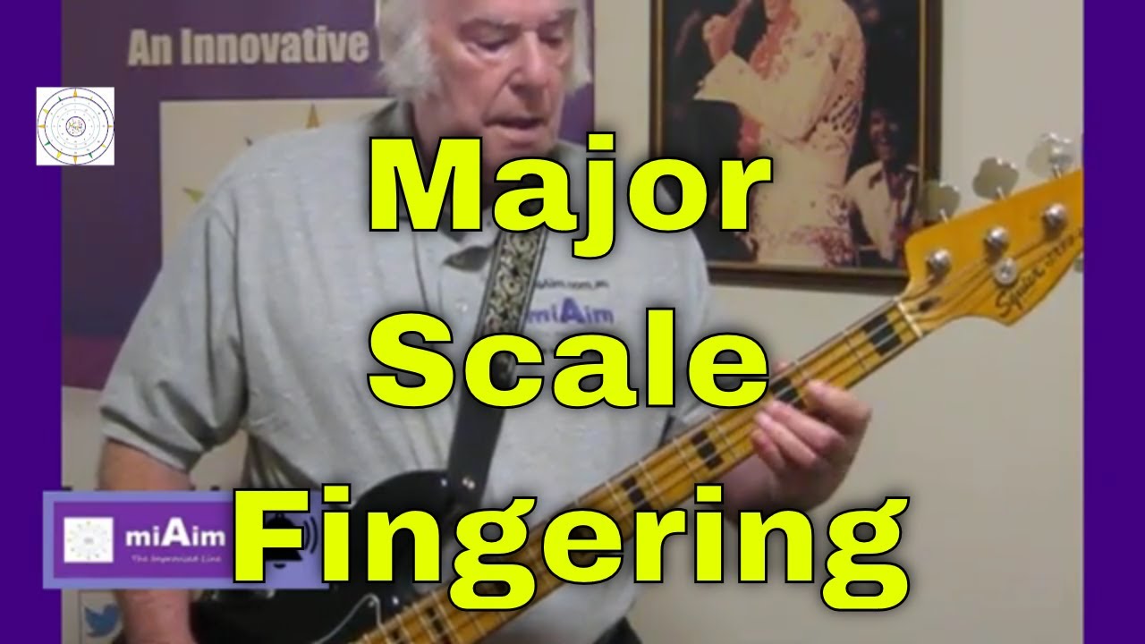 Playing Bass S1~E3 The Major Scale - YouTube