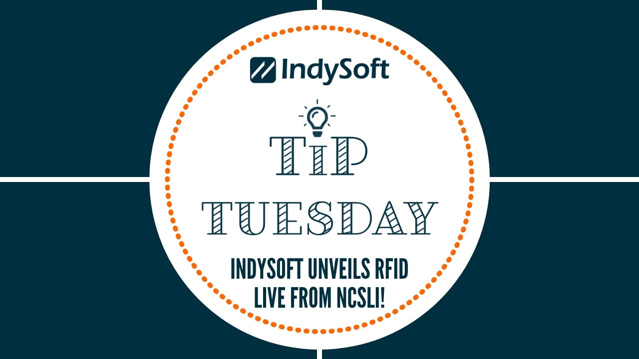 Tip Tuesday - IndySoft Unveils RFID Live from NCSLI - YouTube
