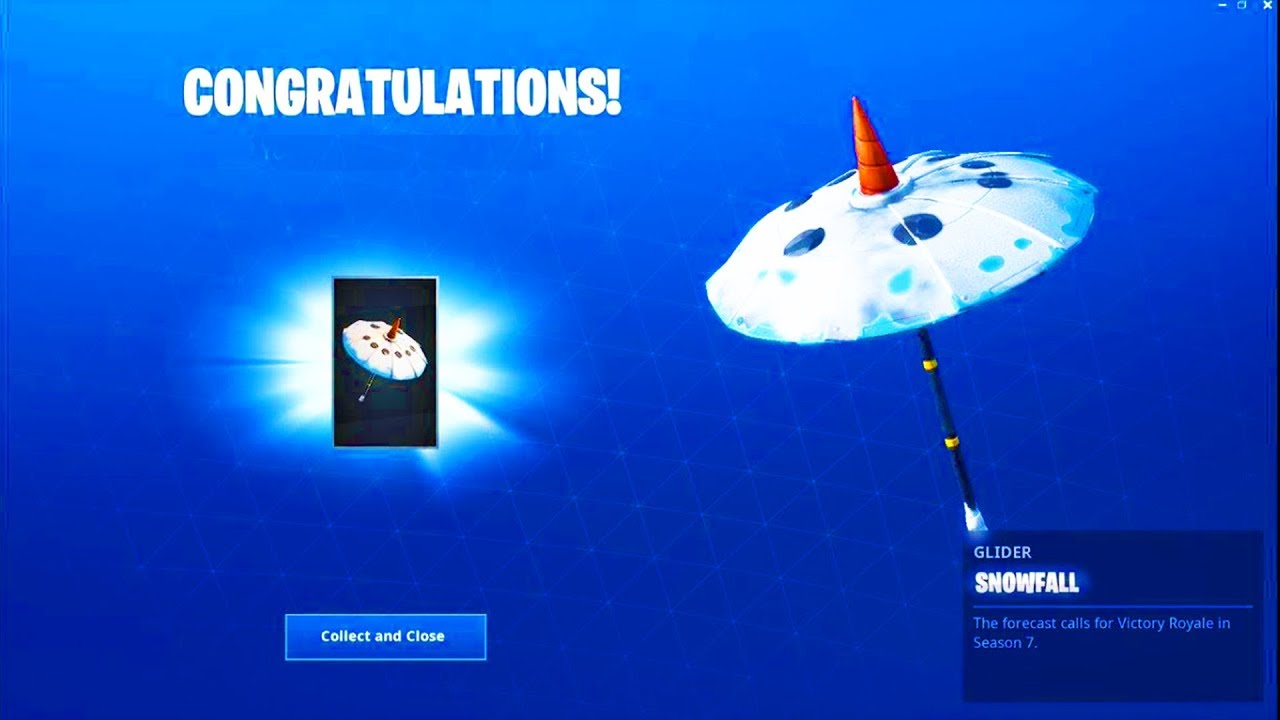 How To Get FREE "SNOWFALL" UMBRELLA In Fortnite! Season 7 SNOWMAN ...